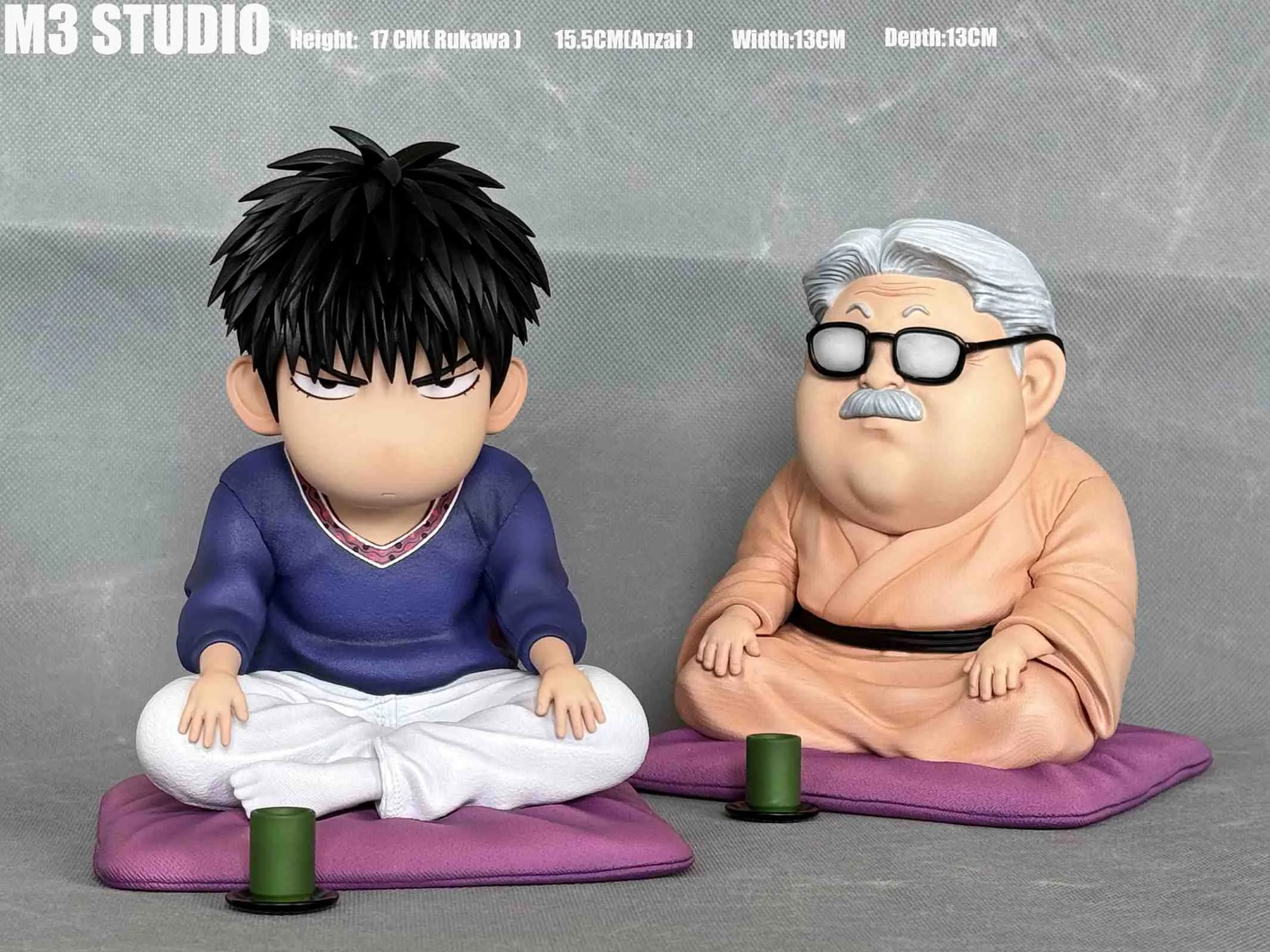 Chibi Ver. Kaede Rukawa & Mitsuyoshi Anzai - SLAM DUNK Resin Statue ...