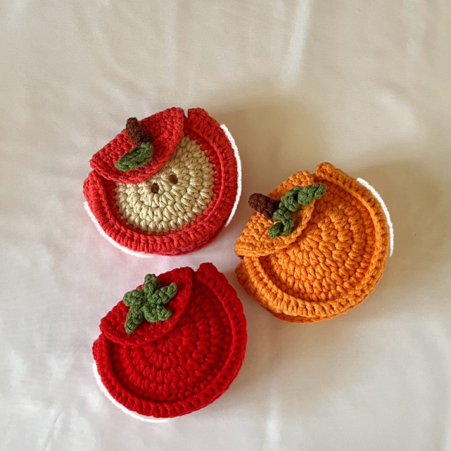 Cute Little Fruit Pouches Crochet Pattern