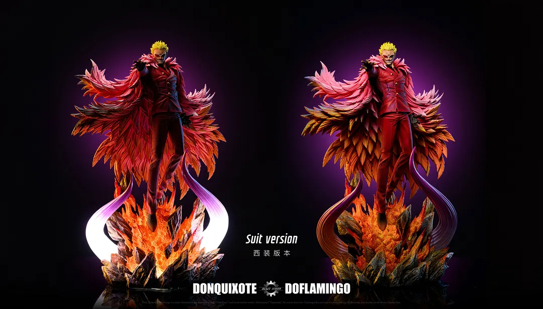 POP Scale Holy Bullet Donquixote Doflamingo with LED - ONE PIECE Resin ...