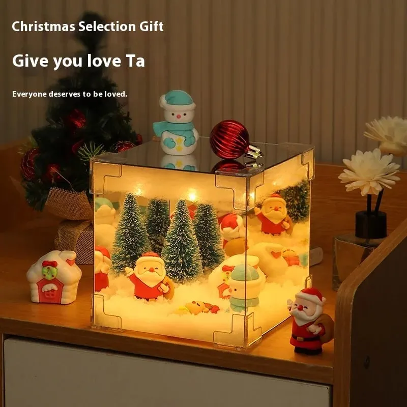 🎊The best Christmas gift🎁 Christmas Rubik's Cube Night Light