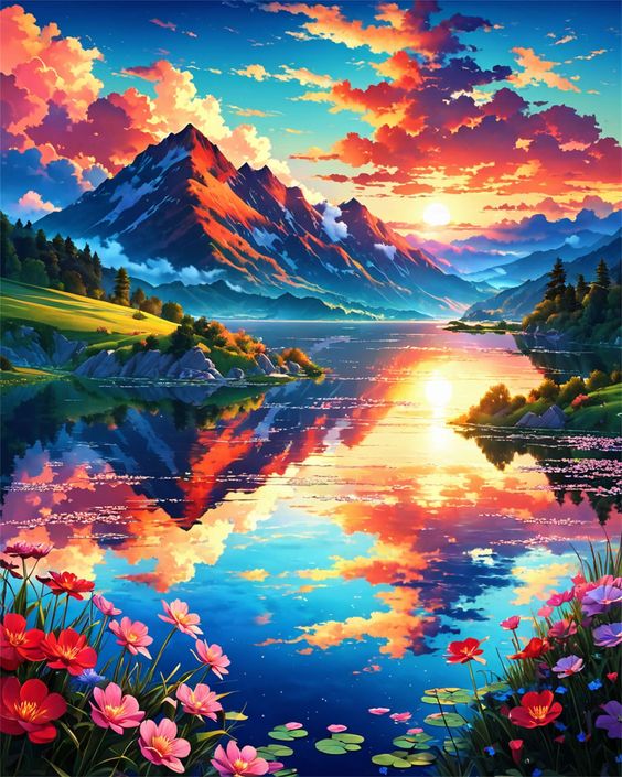 DIY Painting By Numbers | Landscape - 40*50cm