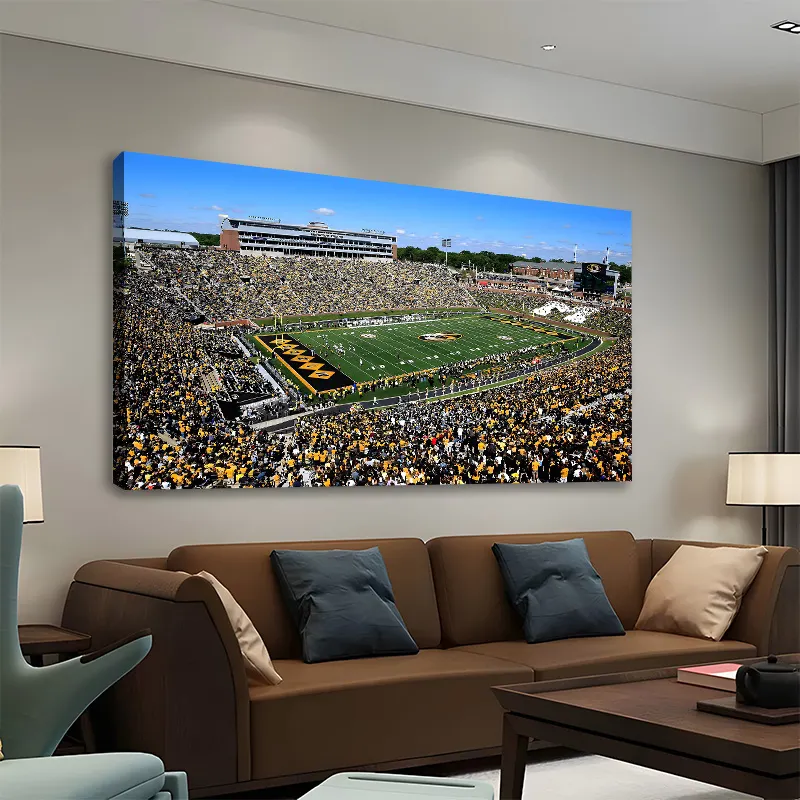 Faurot Field At Memorial Stadium Canvas Wall Art