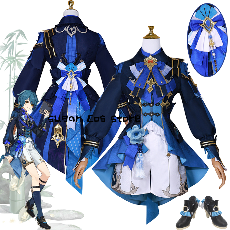 Genshin Impact Xingqiu Cosplay New Outfit Costume