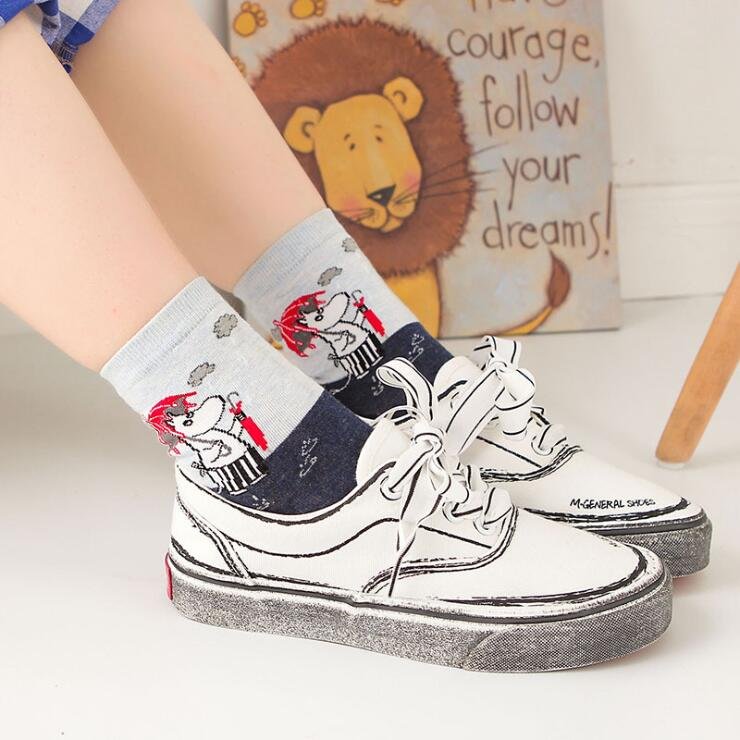 ANIME HIPPO SOCKS (4 pairs)
