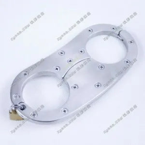 Stainless Steel Shackles Handcuff Splint Pillory Couples Flirt Fetters ...