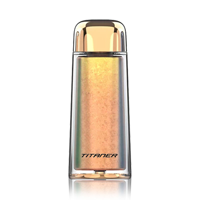 Ice-crystal Pure Titanium Water Bottle