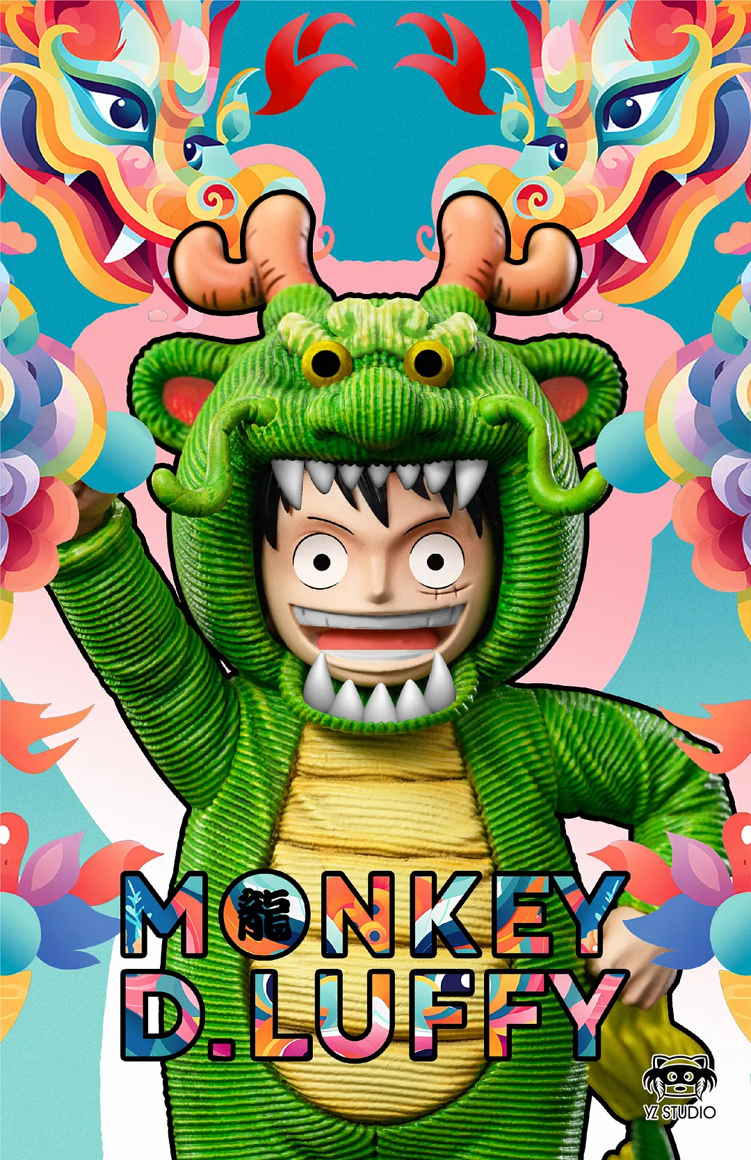 Title Page Series 007 Dragon Cosplay Monkey D. Luffy - ONE PIECE Statue ...