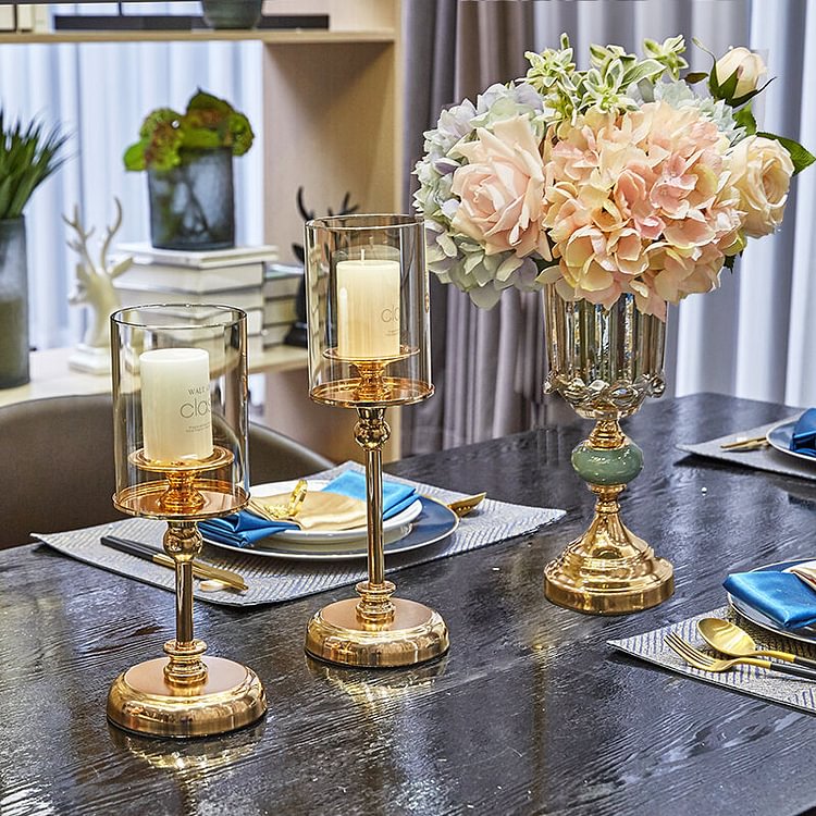 Romantic Dining Table Candle Holder - Simple and Modern Decorations for ...