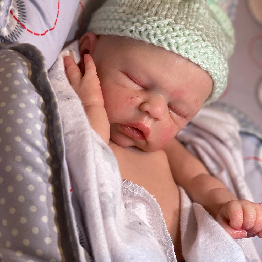 12"&16" Flexible Full Body Platinum Silicone Baby Bendable Reborn Doll ...