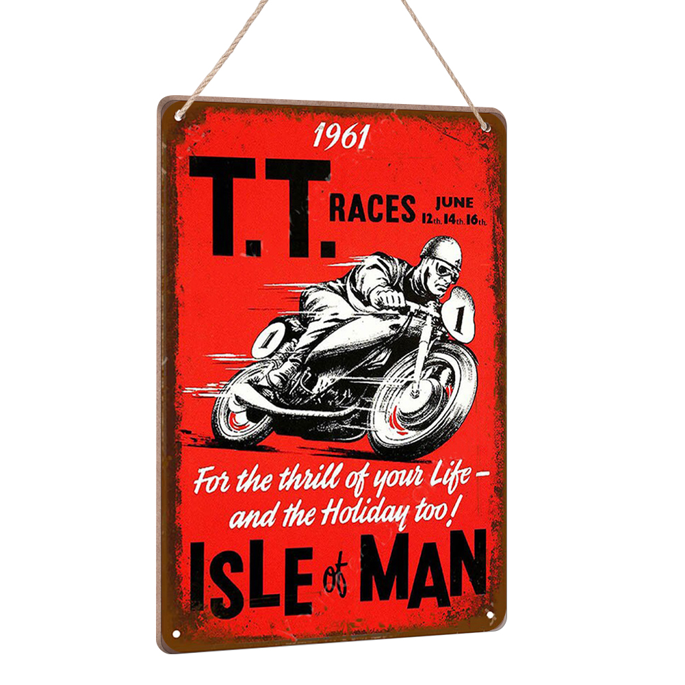 Motorcycle-Wooden Signs