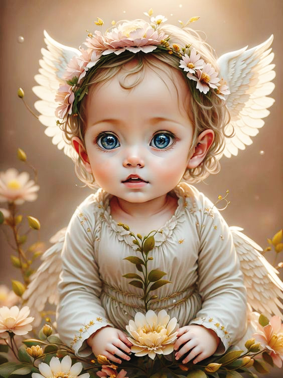 AB Diamond Painting | Angel Baby