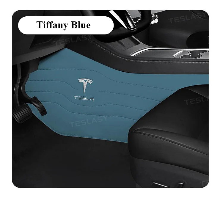TESLASY Model 3/Y/Model 3 Highland Center Console Nappa Leather Side ...