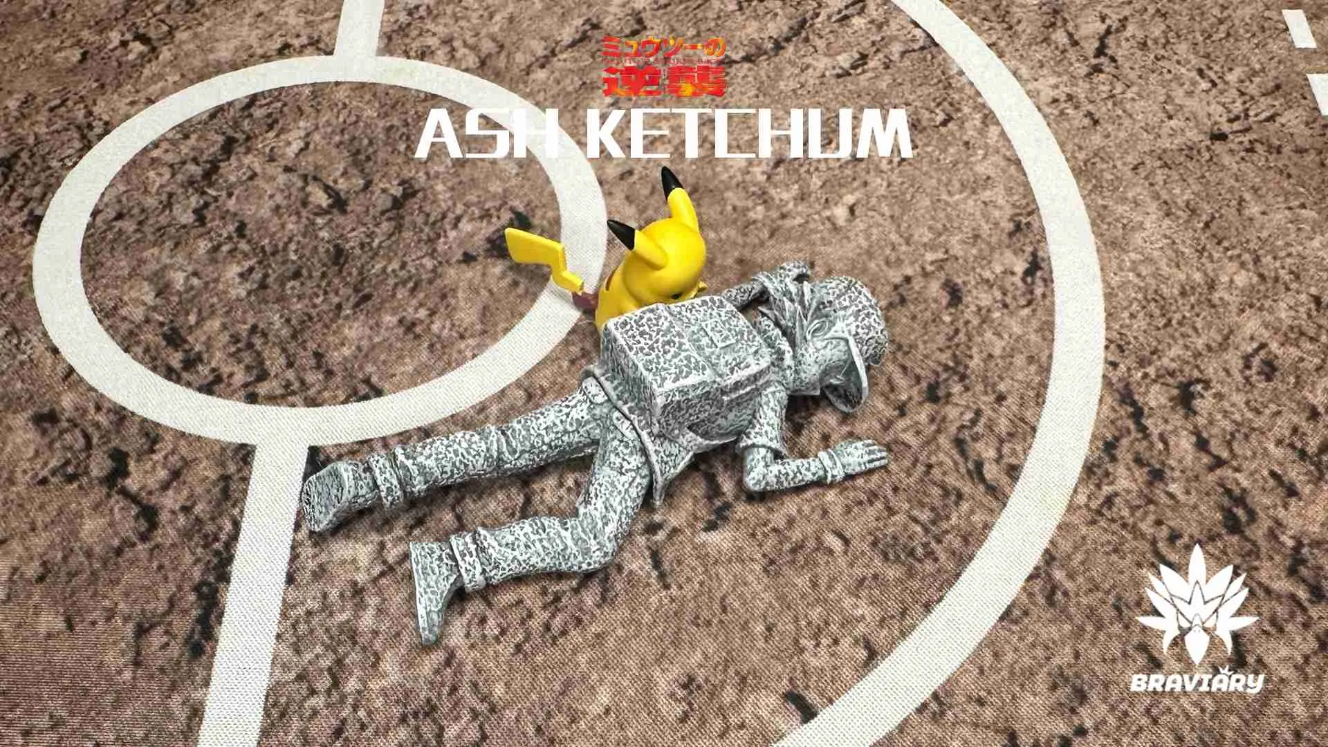 1/20 Scale World Zukan Petrochemical Ash Ketchum & Frustrated Pikachu ...