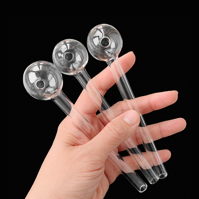 Glass Oil Burner Pipes 5.9 inch Thick Glass Smoking Pipe