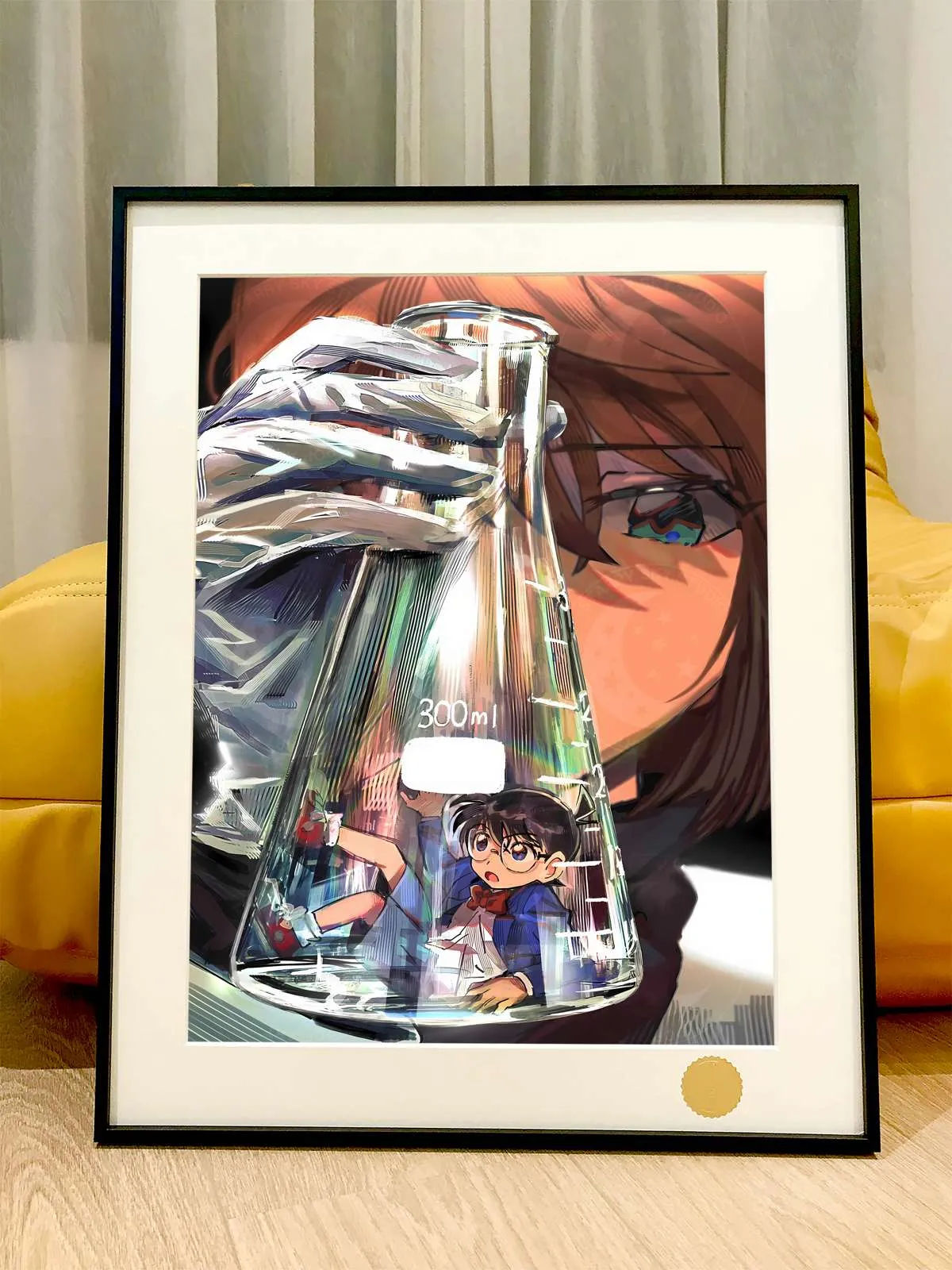 Laboratory Ai Haibara & Conan Edogawa Wall Art: Unleash Your Inner ...