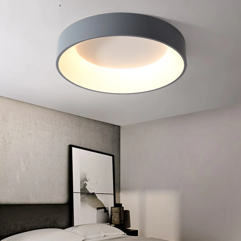 Round Modern Led Ceiling Lights For Living Room Bedroom Study Room ...