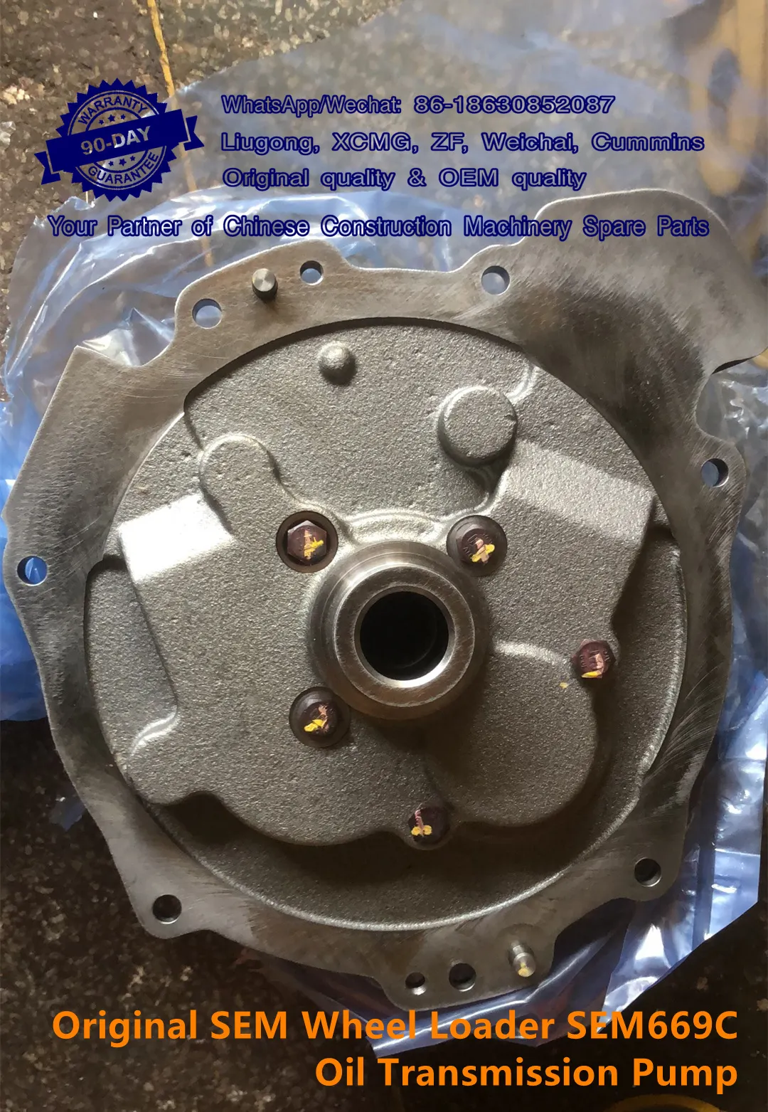 Original SEM Wheel Loader SEM669C Oil Transmission Pump
