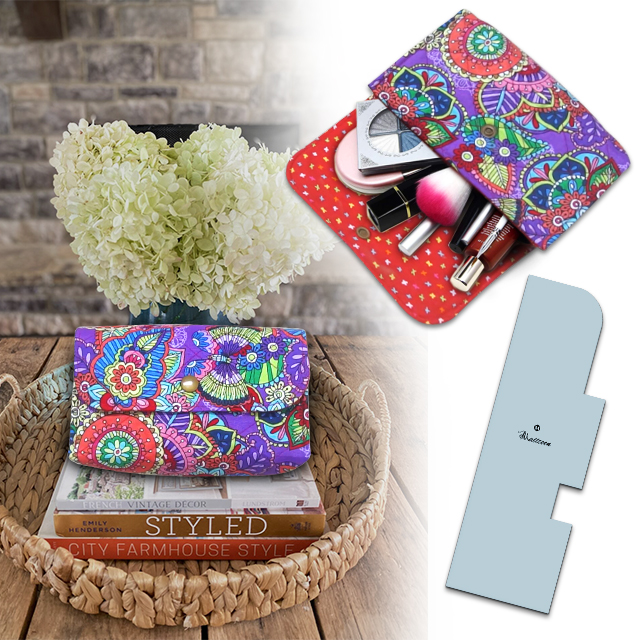 Petty Box Pouch Sewing template & Instructions