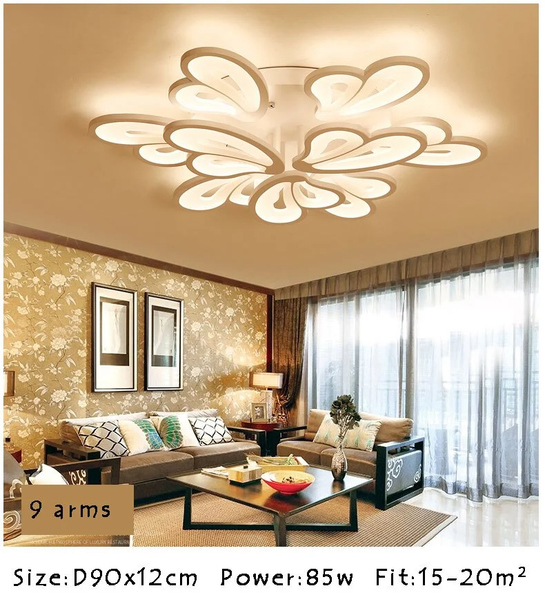 Modern Led Ceiling Lights For Living Room Dining Room Bedroom Foyer ...