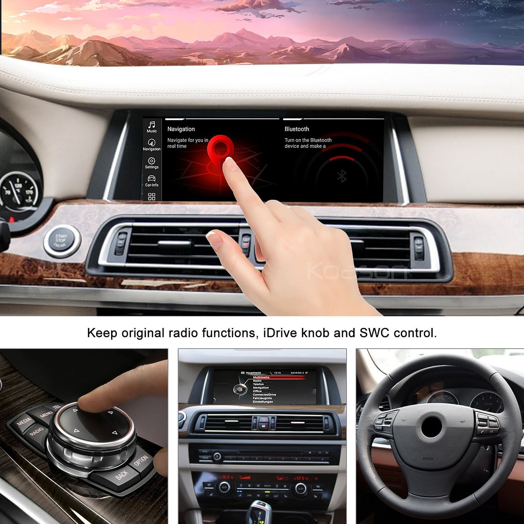 ¿Cómo transforma BMW Android Screen tu experiencia BMW Serie 7 F01 con ...