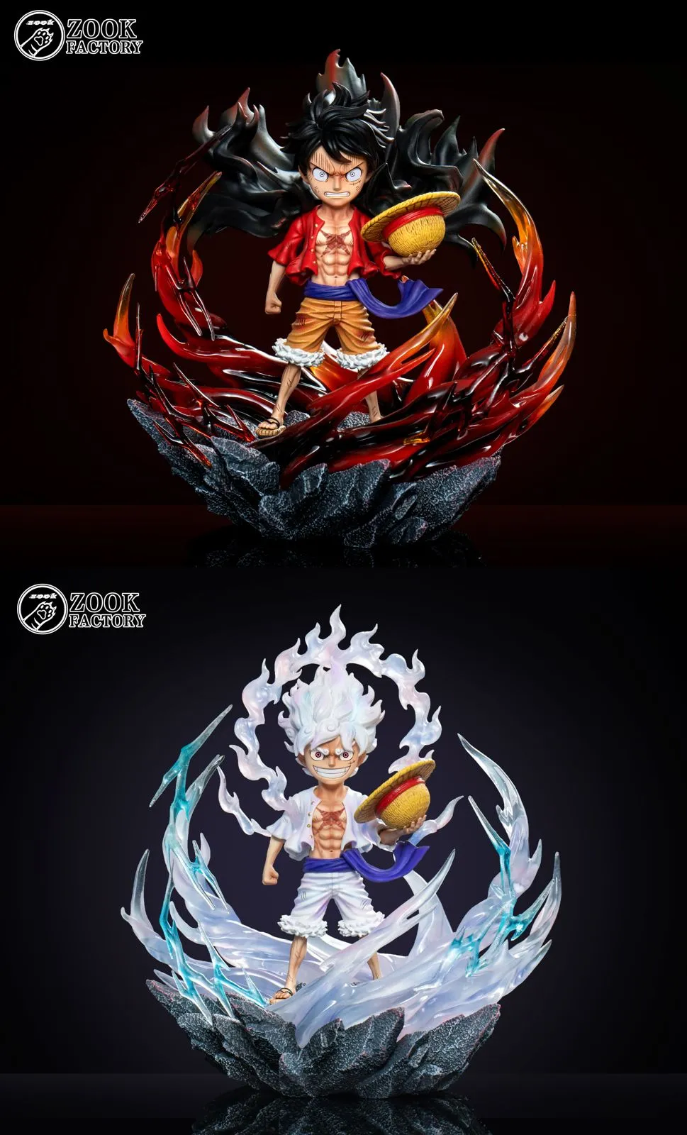 WCF Scale Bursting Monkey D. Luffy - ONE PIECE Resin Statue - Zook ...