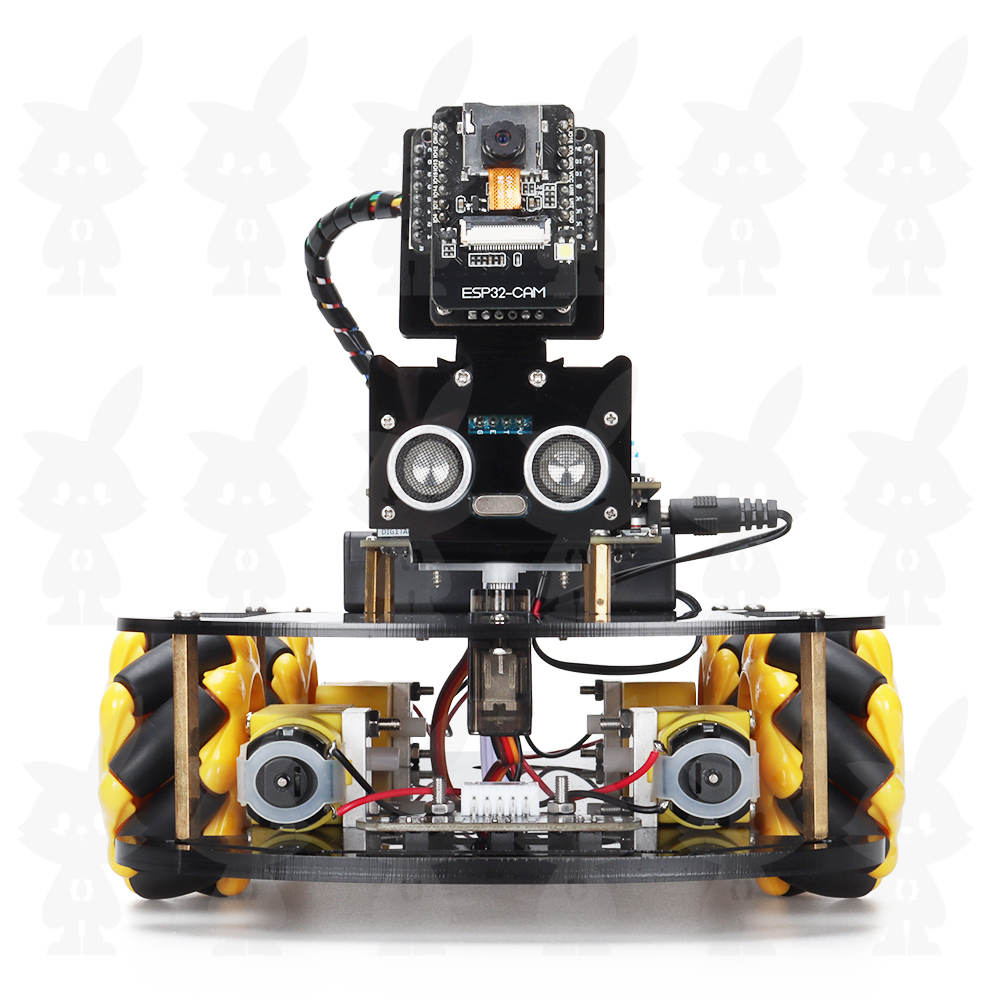 4WD Omni Wheel ESP32-CAM Smart Camera Robot Car