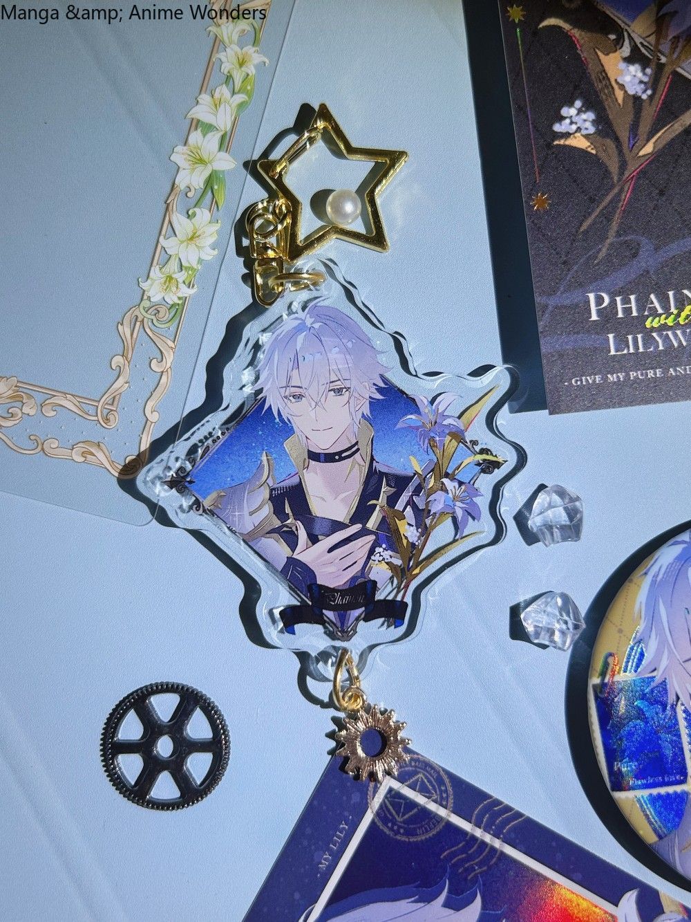 Honkai: Star Rail Phainon Badge Postcard Polaroid Cosplay Acrylic Keychain