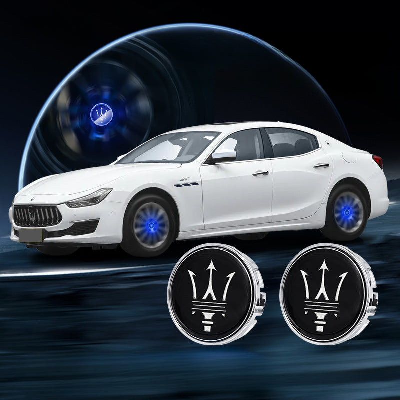 Greetlight Maserati-Compatible Magnetic Suspension Hub Caps & LED ...