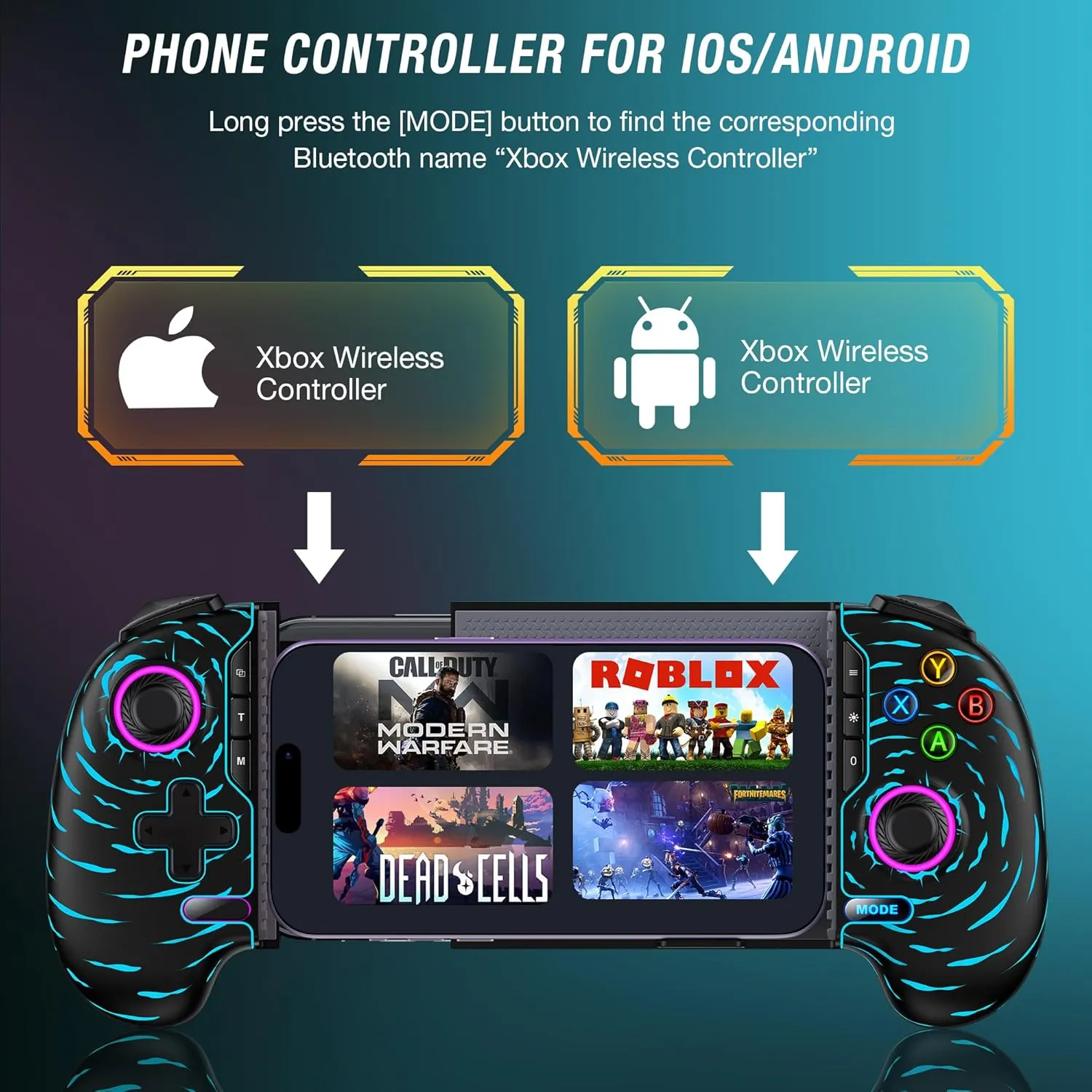 CYOYPPY Mobile Game Controller for iPhone/Android,Phone Gaming ...