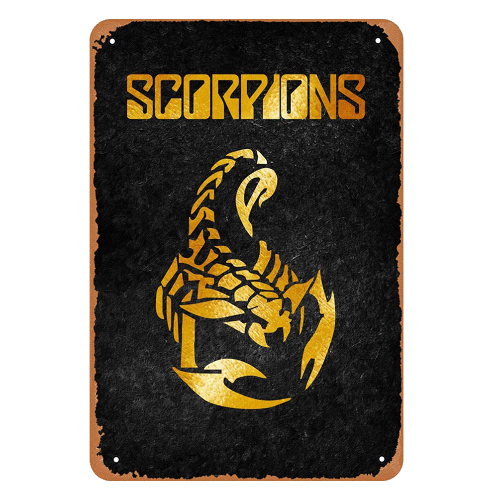 20*30cm/30*40cm - Scorpions - Vintage Tin Signs/Wooden Signs