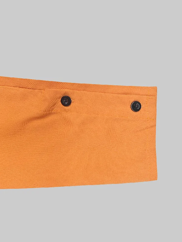 Buttoned Layered Pleated Pockets Ruffled Solid Color Split-Joint A-Line ...