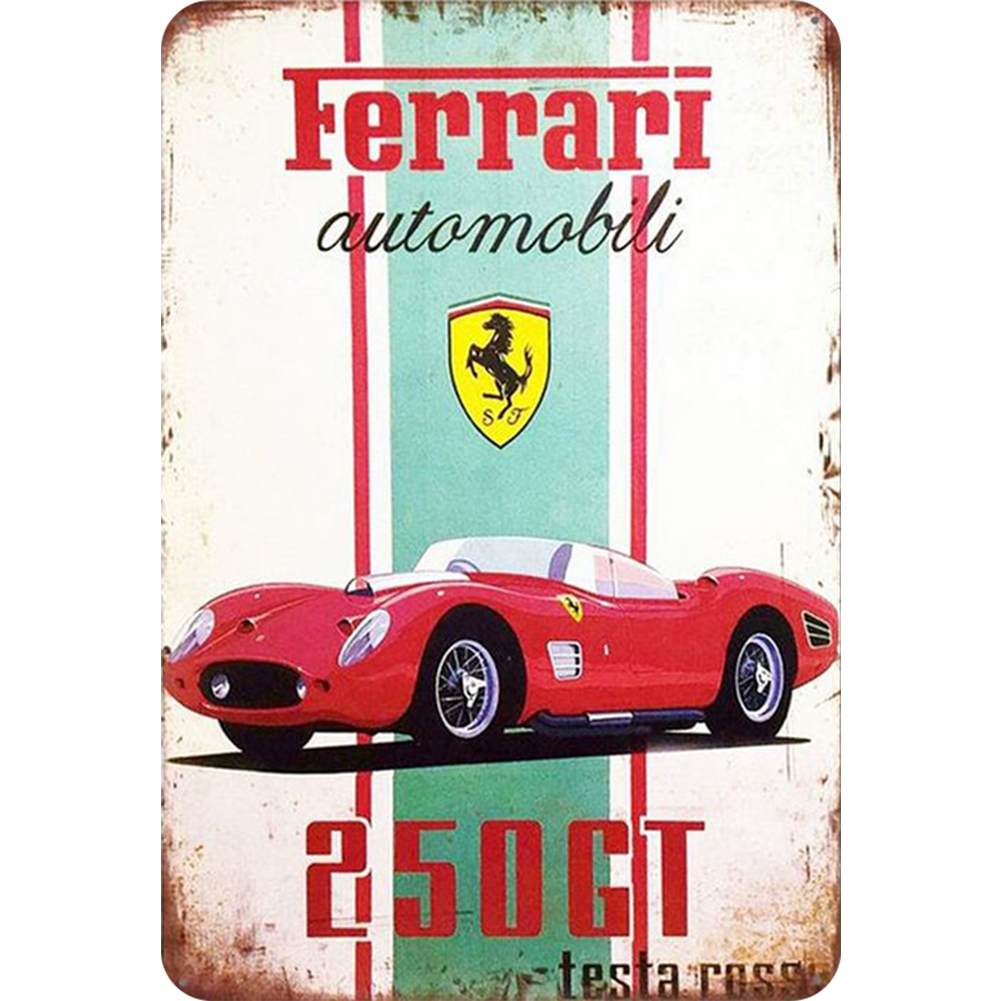 Ferrari 250 Testa Rossa - Metal Tin Signs(8*12Inch/12*16Inch)
