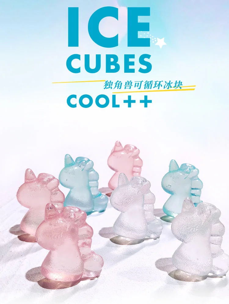 Cute Unicorn Ice Cubes