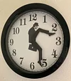 ⏲Monty Python inspired Silly Walk Wall Clock
