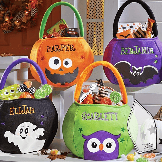 Halloween Trick or Treat Basket Template Set-With Instructions