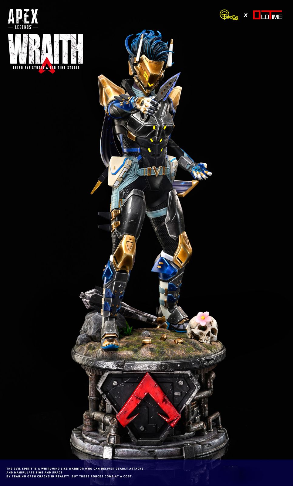 1/4 Scale Voidshifter Prestige Skin Ver. Wraith with LED - APEX Legends ...