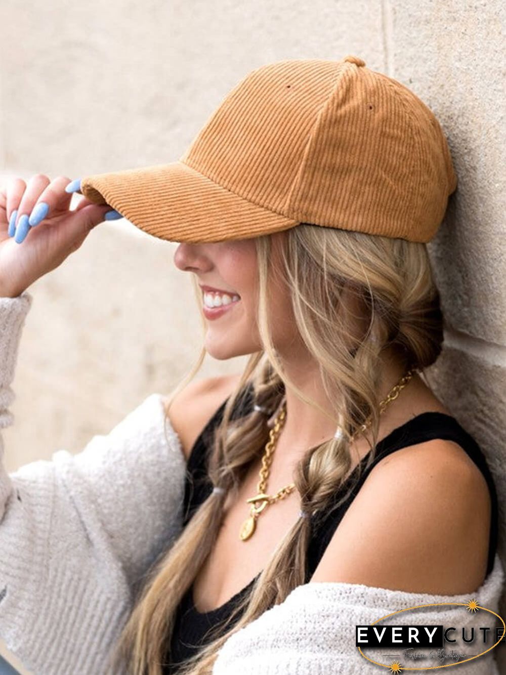 Corduroy Boyfriend Ball Cap