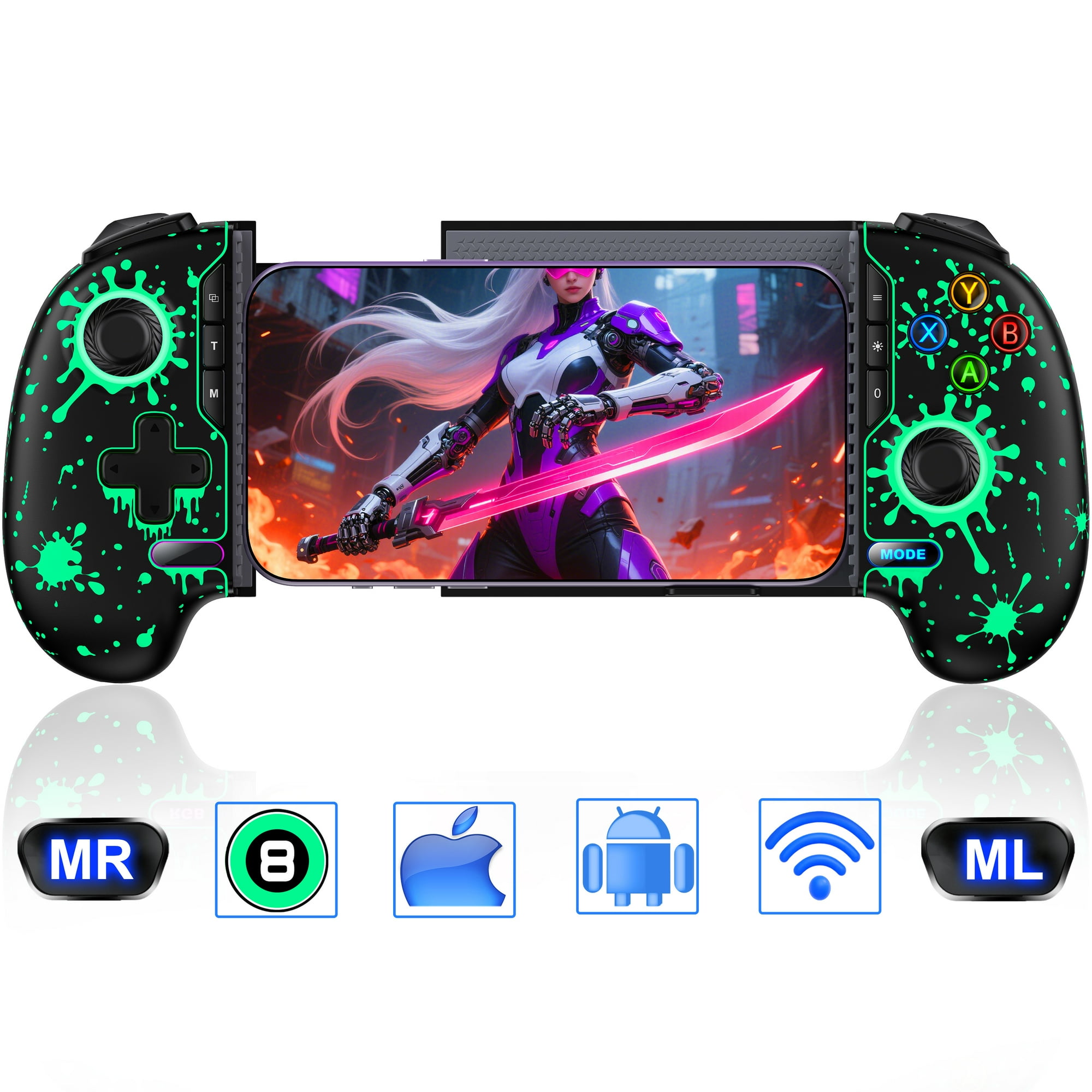Beboncool Wireless Mobile Gaming Controller for Android /IPhone work ...