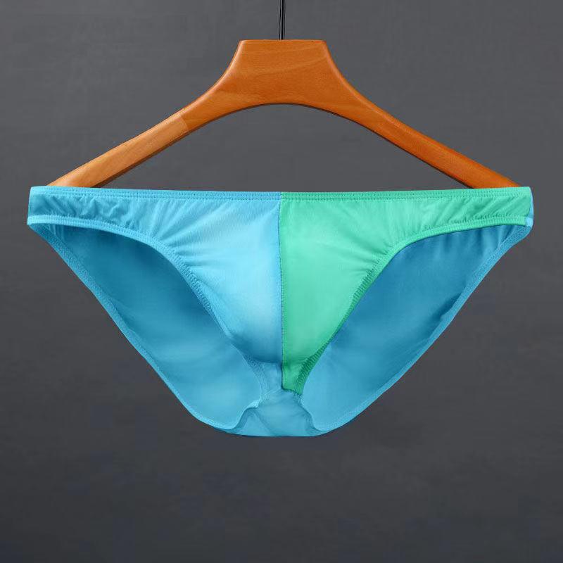 High End Low Rise Sexy Ice Silk Briefs