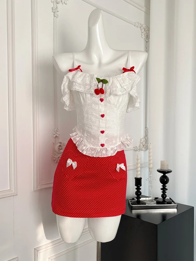 Wongn Women Rave 2000s Korean Coquette Vacation Gyaru Cute Core ...