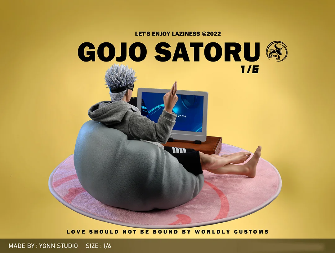 1/6 Scale Lazy Sofa 002 Satoru Gojo - Jujutsu Kaisen Resin Statue ...