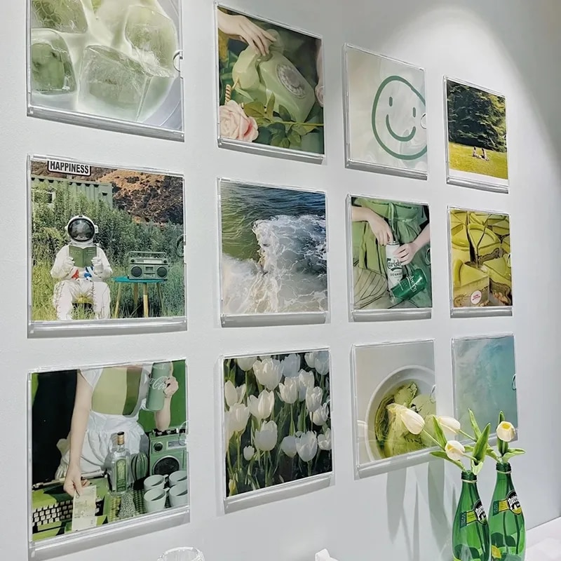 Nigikala Hanging Photo Frame Transparent Photo Frame Sticky Picture ...