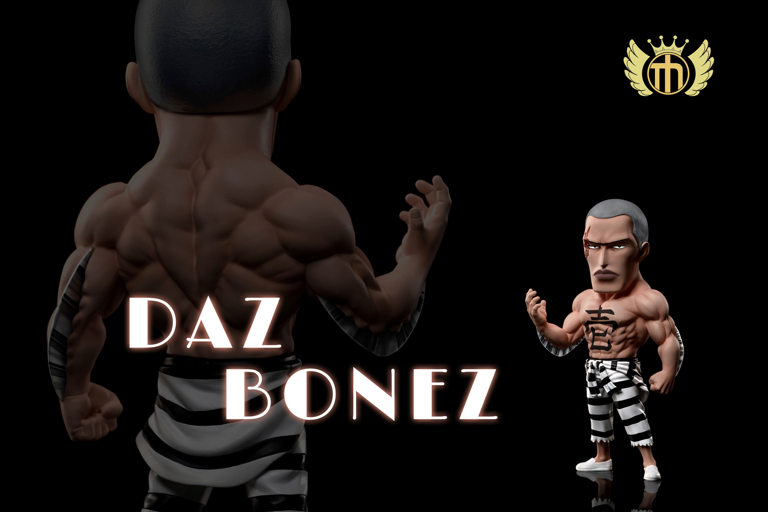Prisoner Mr. 1 Daz Bonez - ONE PIECE Resin Statue - A Plus Studios [In ...