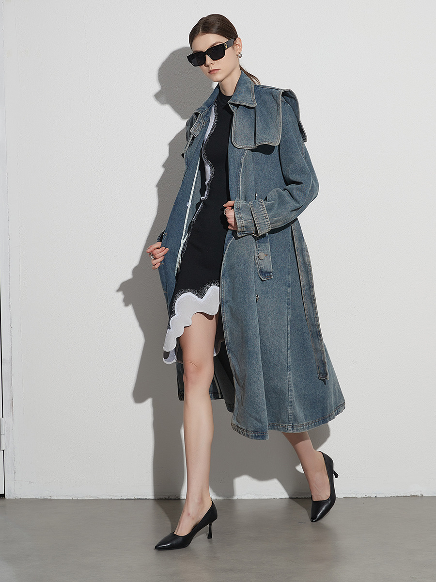 Woherb Woherb 2024 New Design Feeling Takes The Waist Long Joker Wash ...