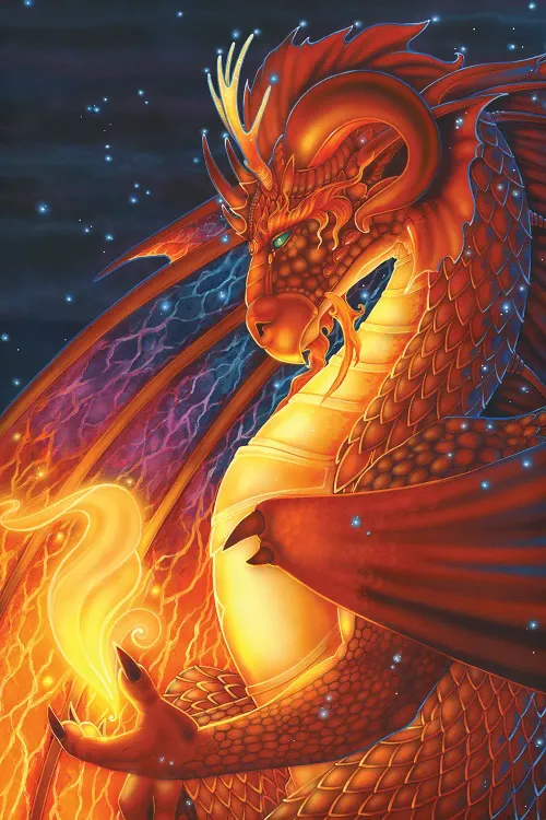 Full Round/Square Diamond Painting Kits | Fire Dragon