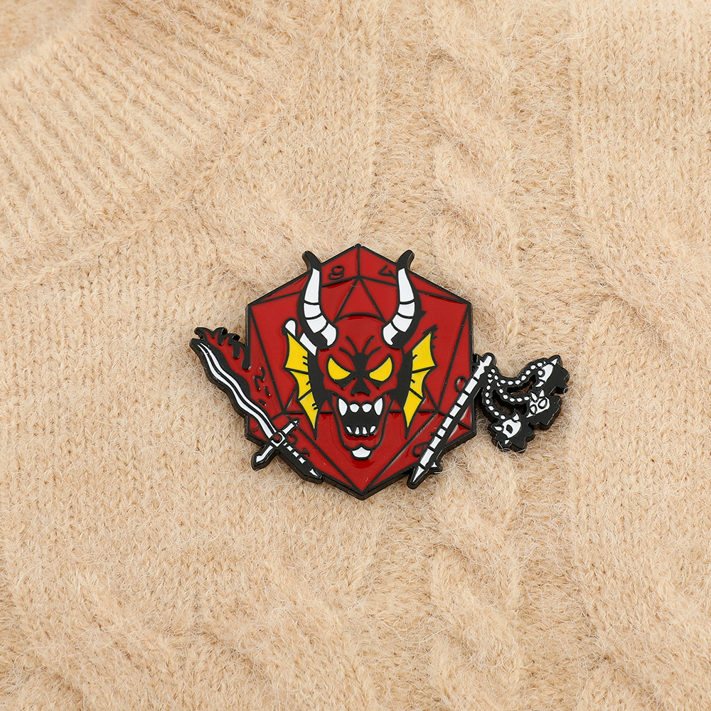 Hellfire Club Keychain Badge Accessories Enamel Pin Brooch Wholesale