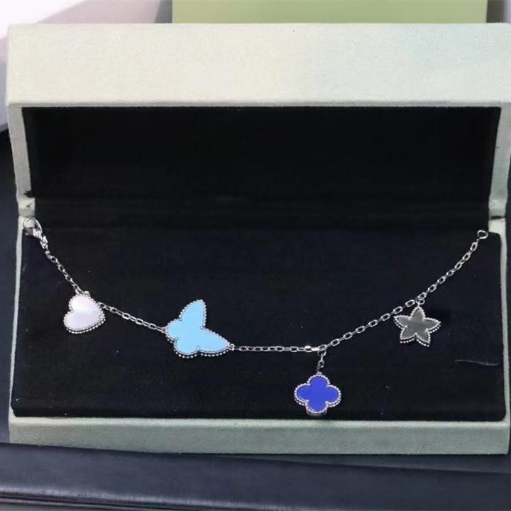 Van Cleef & Arpels Four-leaf clover multi-shape bracelet