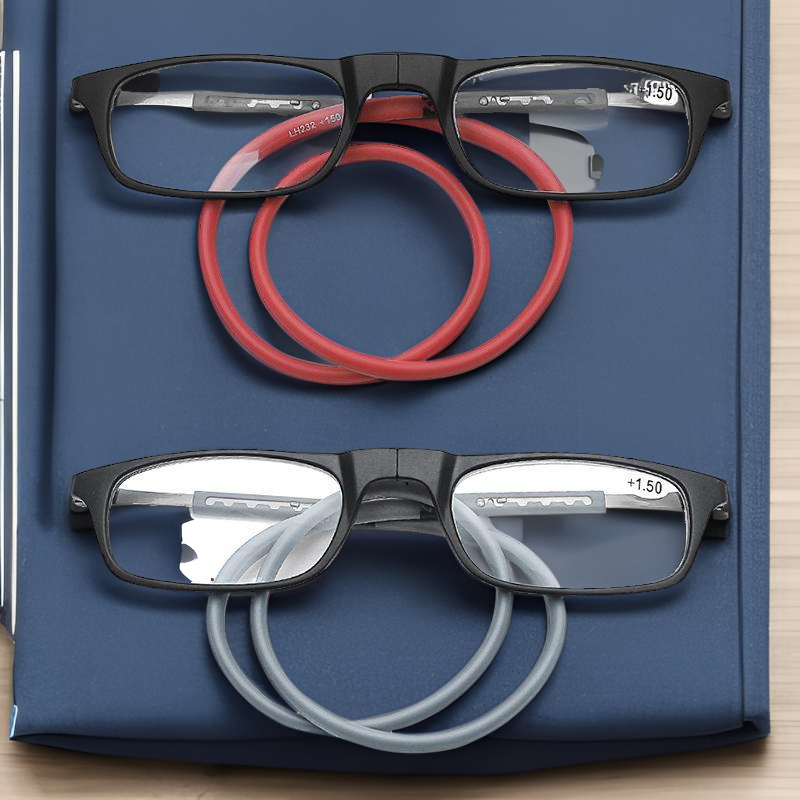 Magnetic Reading Glasses - Adjustable Over-The-Counter Readers with ...