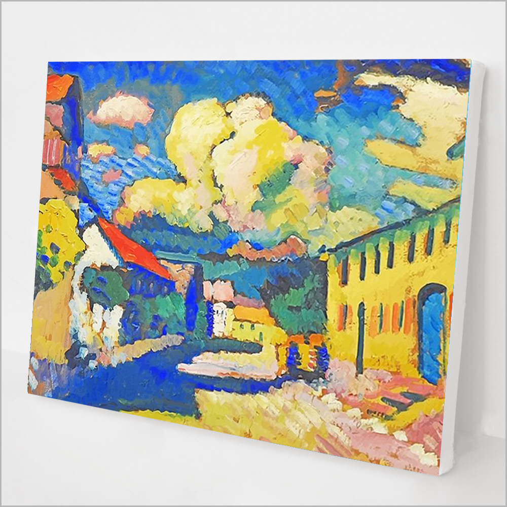 DIY Painting By Numbers | Murnau Dorfstrasse Wassily Kandinsky