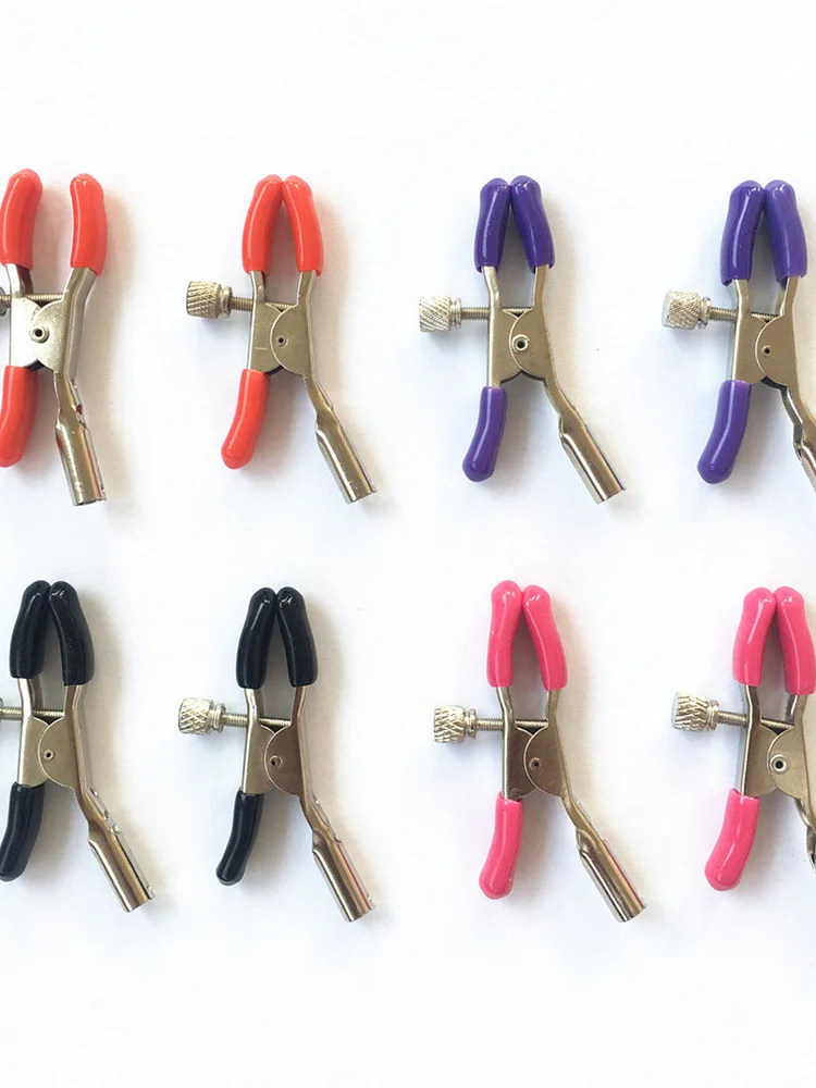 Mature-Adjustable Nipple Clamps,Nipple Jewelry Components,Body Clamps,Chain BDSM,Kink Fetish ...